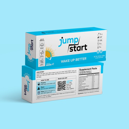 Designs | Fun packaging design for morning wake up drink | Product ...