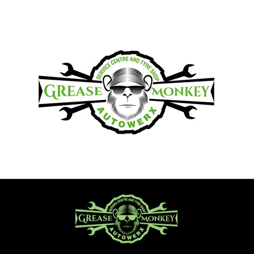 GREASE MONKEY @ WORK!!!!! | Logo design contest