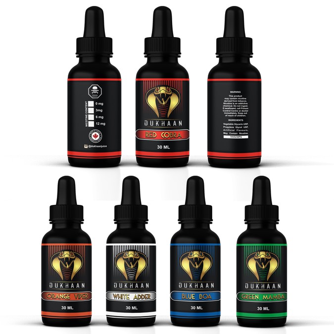 Creative E-Liquid Label Design Needed | Product label contest