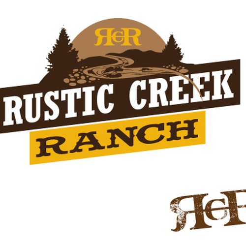 Logo for “Rustic Creek Ranch” resort in Central Texas | Logo design contest