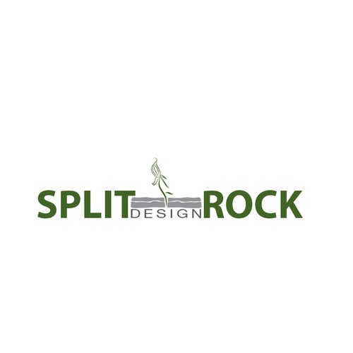 LOGO - Split Rock Design (Landscape design builder logo) | Logo design ...