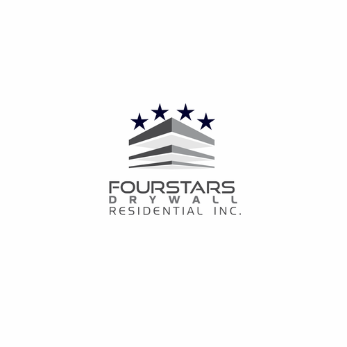 Redesign Four Star Drywall Residential's Logo | Logo design contest
