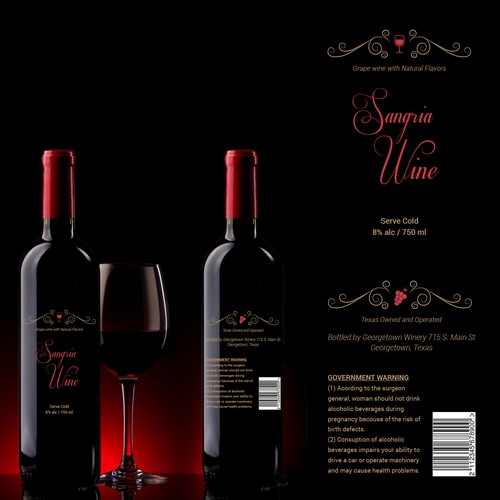 Sangria Wine Label | Logo design contest