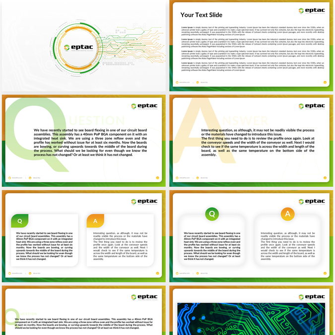 Create a Simple Master Slide Template Set (only 4 slides) to Use in ...