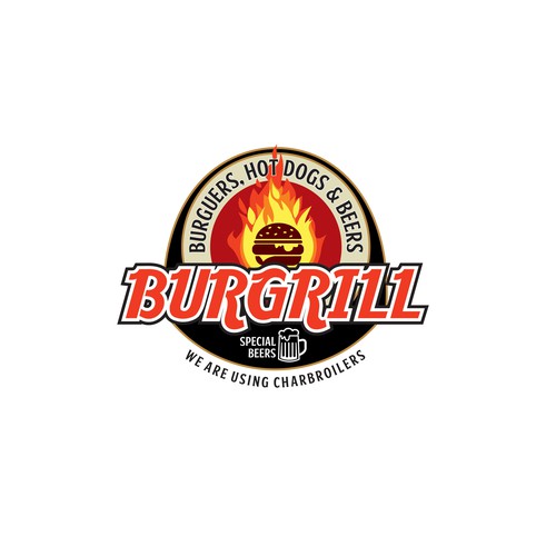 Burgrill - Burguers, Hot Dogs & Beers | Logo design contest