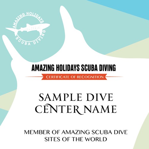 Certificate Design (Amazing Scuba Diving Sites) | Other design contest