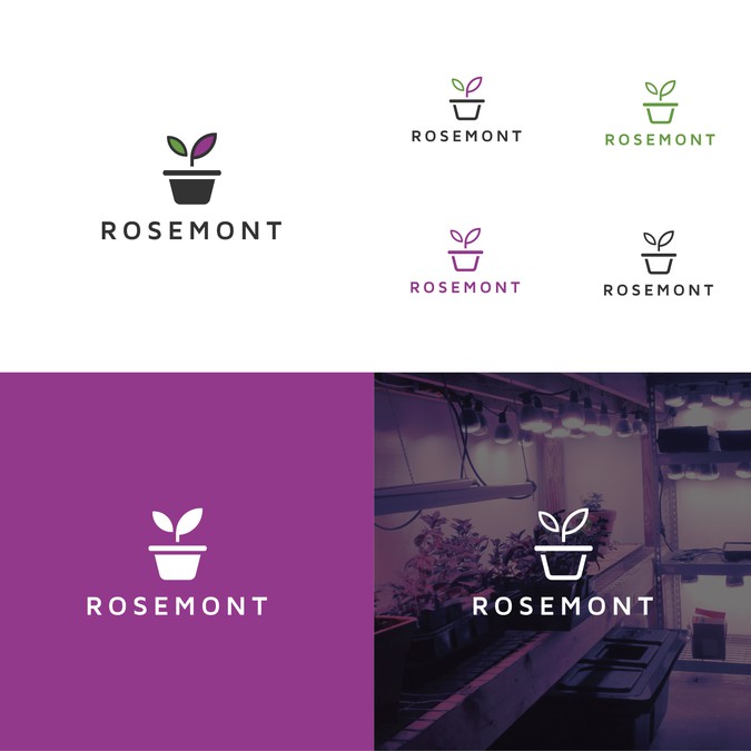 vertical farm logo for Rosemont | Logo design contest