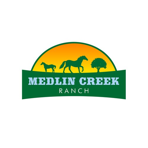 Medlin Creek Ranch logo | Logo & brand identity pack contest