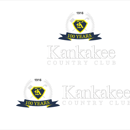 Kankakee Country Club Turns 100 | Logo design contest