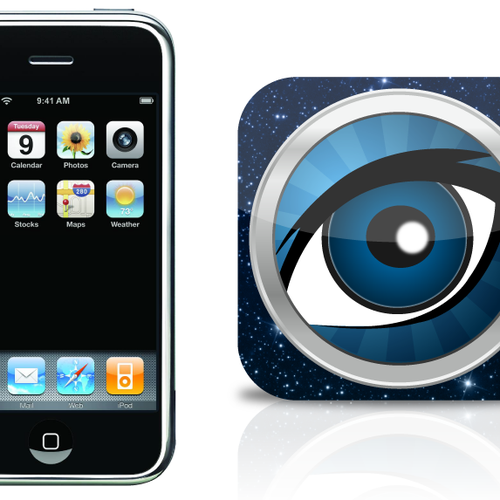iPhone App Icon - Beautiful Visual Browser | Button or icon contest