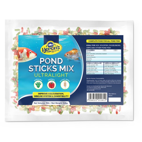 Designs | Design a label for premium pond sticks | Product label contest