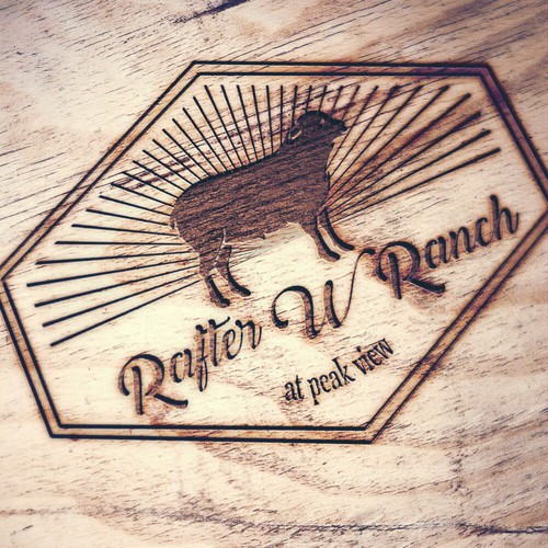 A unique logo that will grab peoples attention for Rafter W Ranch ...