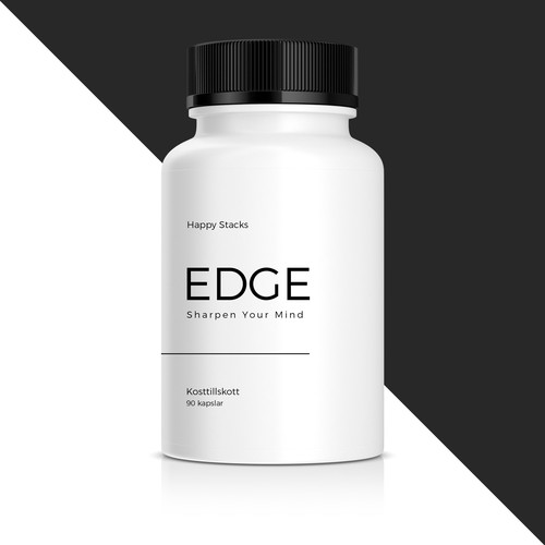 Modern, elegant, minimalistic, monochromatic packaging design for Edge ...