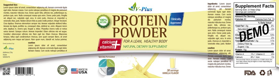 Protein Powder label design | Product label contest