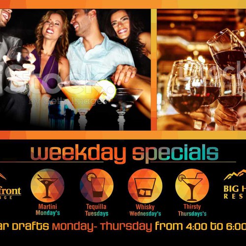 Designs | Waterfront Lounge Promo | Postcard, flyer or print contest