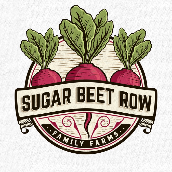 Sugar Beet Row - a local organic produce farm | Logo design contest