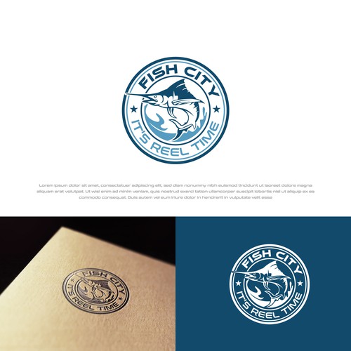 Fish City Logo - It's Reel Time! Sport Fishing Design | Logo design contest