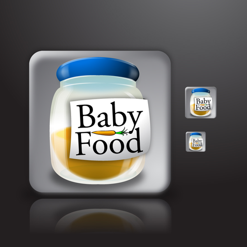 iPhone App Icon for Baby Food Tracking App | Button or icon contest