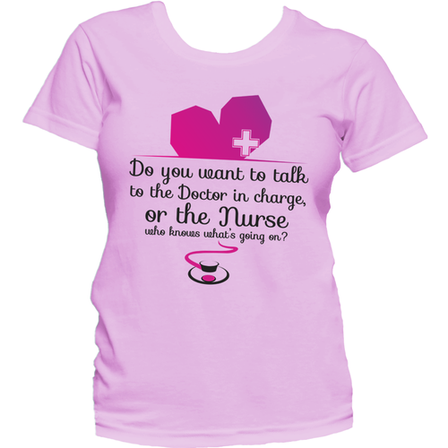 Text Based Shirt For Nurses | T-shirt contest