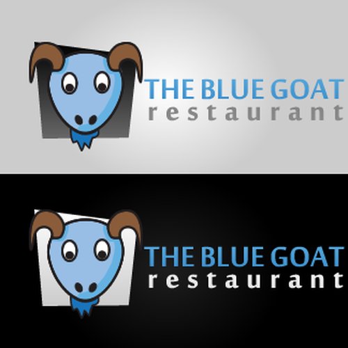 Designs | Restaurant Logo The Blue Goat | Logo design contest