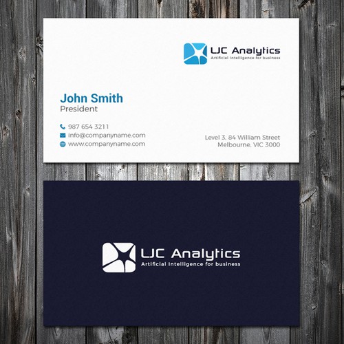 Artificial Intelligence business card | Business card contest