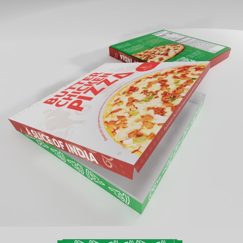 Designs | Masala Pizza Frozen Box - Indian Pizza | Product packaging ...