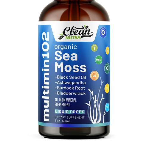 Designs | Organic Liquid Vitamin label and branding design | Product ...