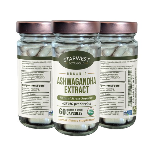 Designs | Organic Herb Capsule Label Design | Product packaging contest