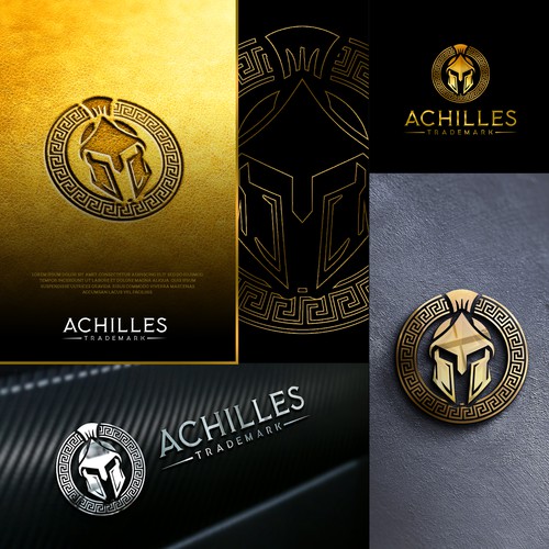 Designs | Logo for 'ACHILLES TRADEMARK' (Black / Gold Spartan style ...