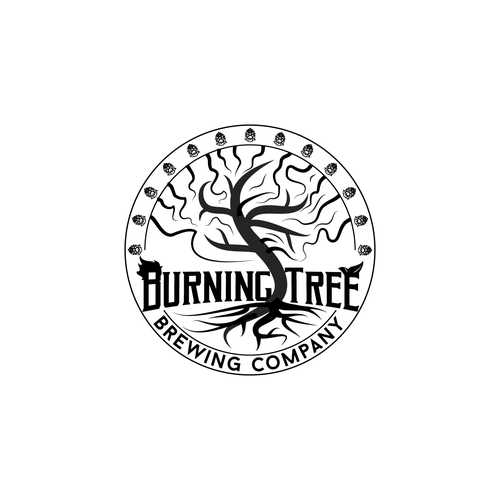 Design a visual identity for "Burning Tree Brewing Company." | Logo ...