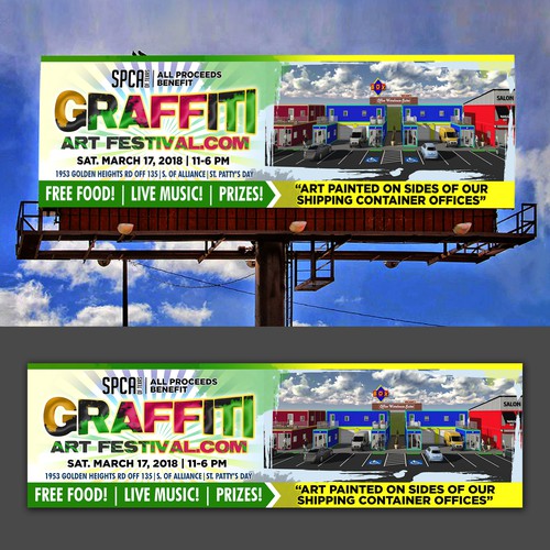 billboard design contest for graffiti art contest | Signage contest