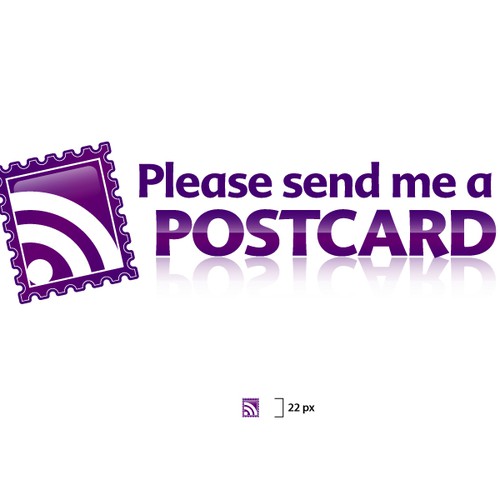 Please send me a postcard | Logo design contest