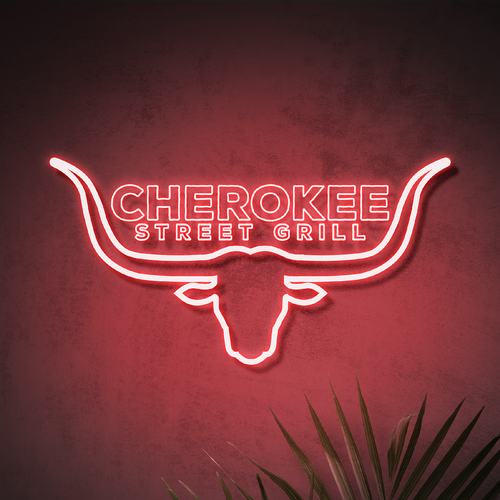 Designs | Cherokee Street Grill (Sexy Texas neon looking sign but in OK ...