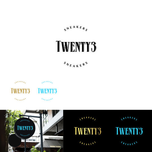 Designs | Design an eye catching logo for TWENTY3 SNEAKERS | Logo ...