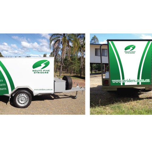 Design our running club's new eye catching trailer wrap | Signage contest