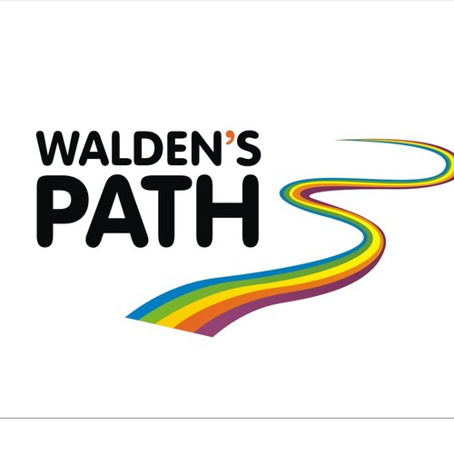 Create a colourful path for children to walk and create their own way ...