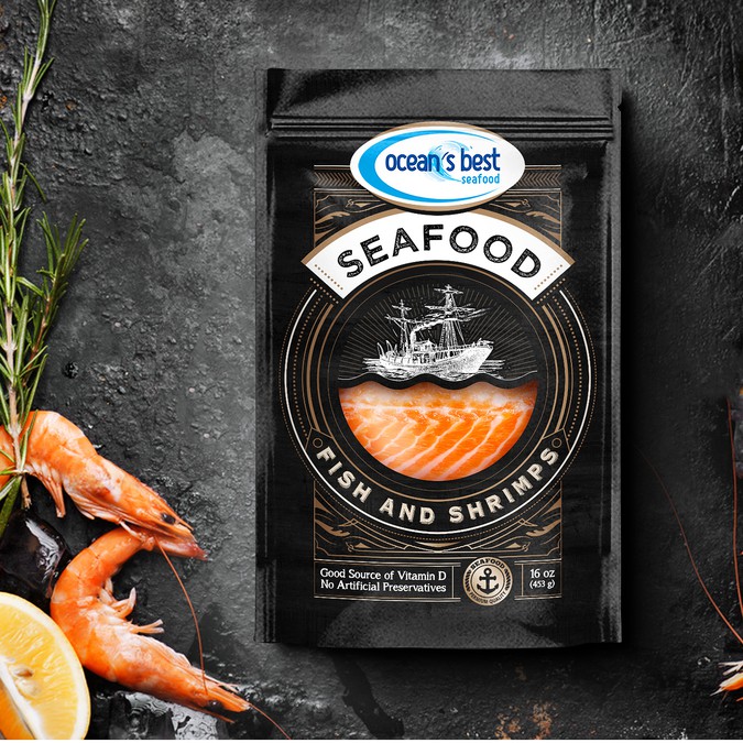 We are looking for a attractive Seafood and Shrimps Packaging ...