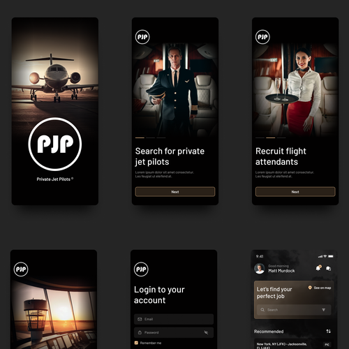 Designs | Private Jet Pilots | App design contest
