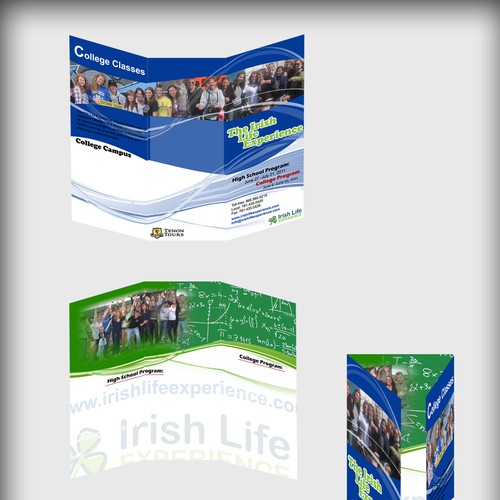 Study Abroad (Ireland) Tri-Fold Brochure | Print or packaging design ...