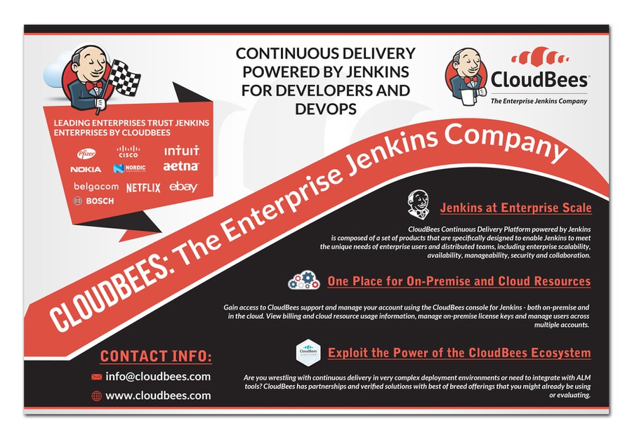 Full Page Ad for DevOps Pub | Postcard, flyer or print contest