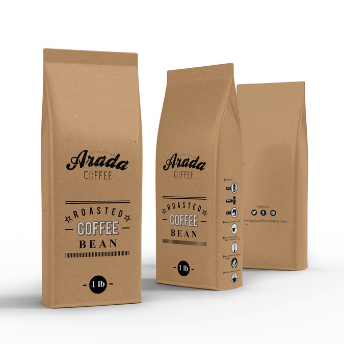 Design a a third wave roasted coffee package | Product packaging contest