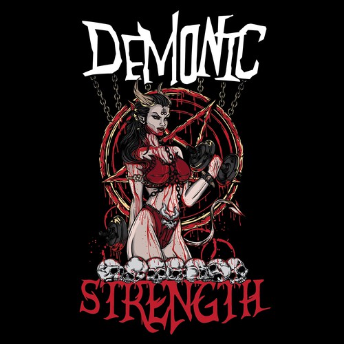 Designs | Demonic Strength T-Shirt Design | T-shirt contest