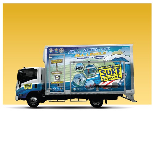 Designs | Design an epic fun surf school truck wrap | Car, truck or van ...