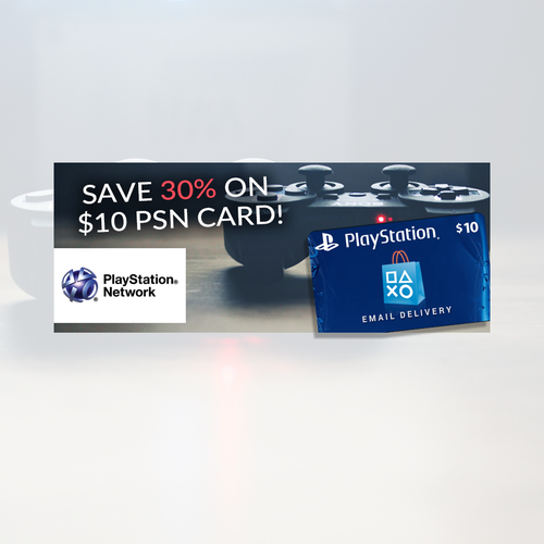Create Playstation Network Card Banners | Banner ad contest