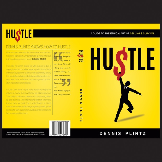 Create a book cover that captures the essence of Hustle | Book cover ...