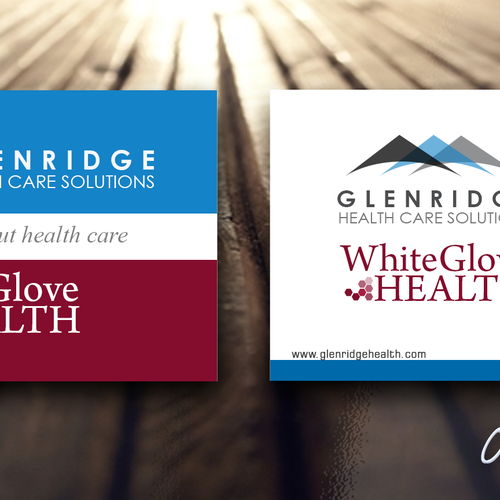 Create a co-branded business card for a mobile healthcare provider and ...