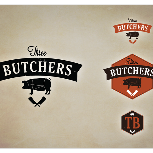 Three Butchers needs a new logo | Logo design contest
