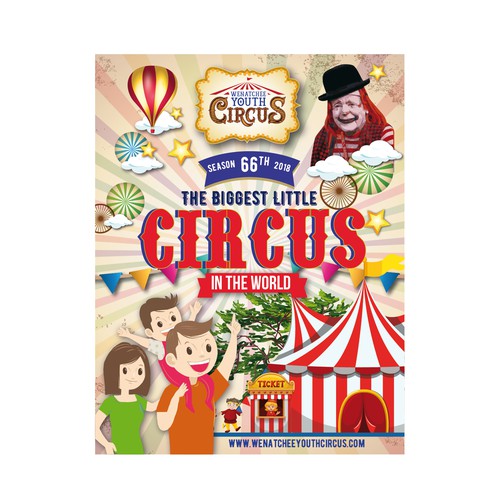 Circus Program Cover | Postcard, flyer or print contest