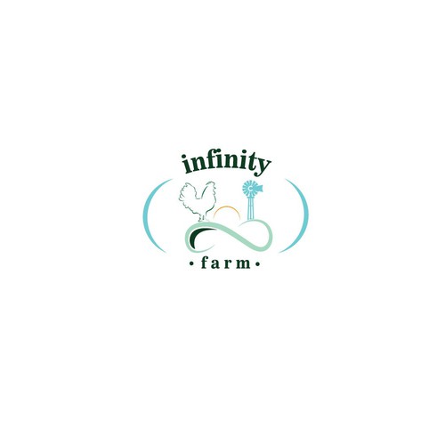 Lifestyle blog "Infinity Farm" needs a clean, unique logo to complement ...