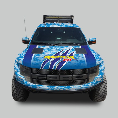 Design an awesome Car Wrap for a Ford Raptor | Car, truck or van wrap ...
